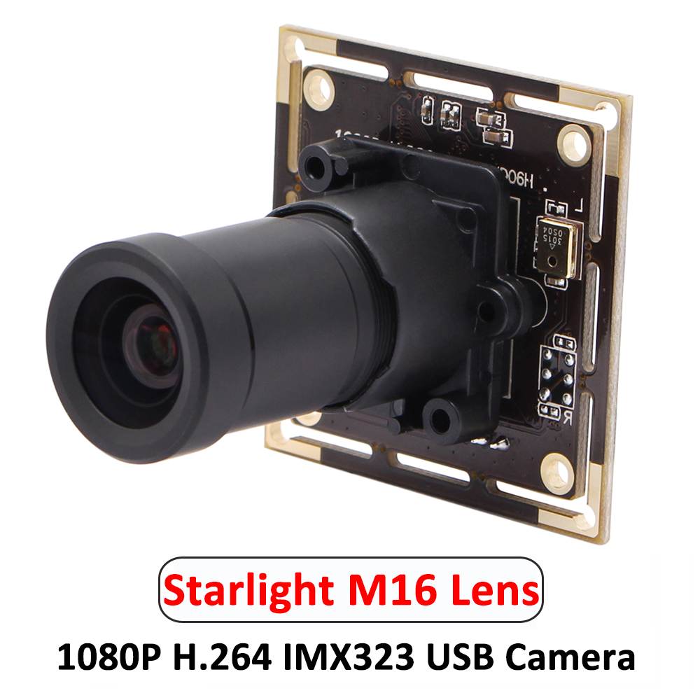 ELP 1080P Ultra Low Light 0.01Lux Webcam H.264 30fps Star Light Lens ...
