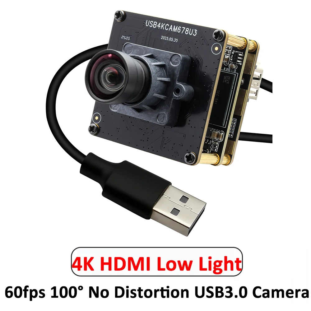 ELP All-New Upgrade! 4K HDMI/USB3.0 Camera–1/1.8 Larger IMX678+0.05Lux ...