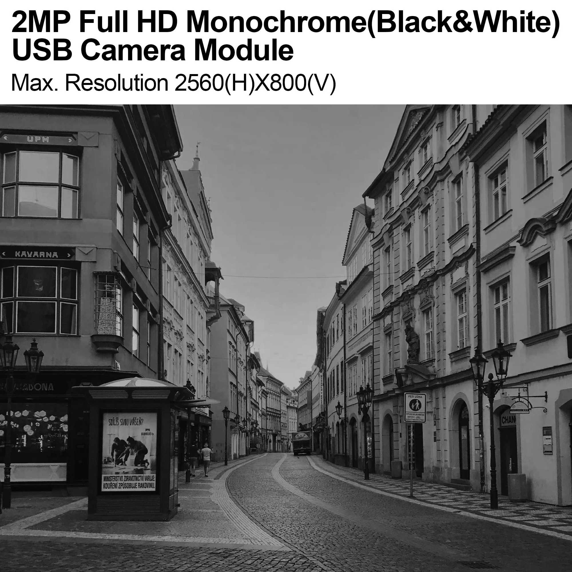 ELP 210FPS/120FPS 800P Monochrome Global Shutter USB Camera Module High ...