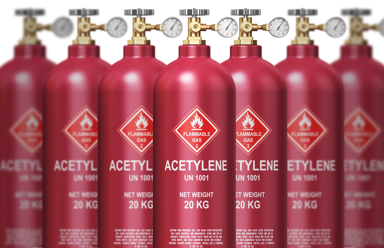 Safety Operating Guidelines for Acetylene Gas Cylinders
