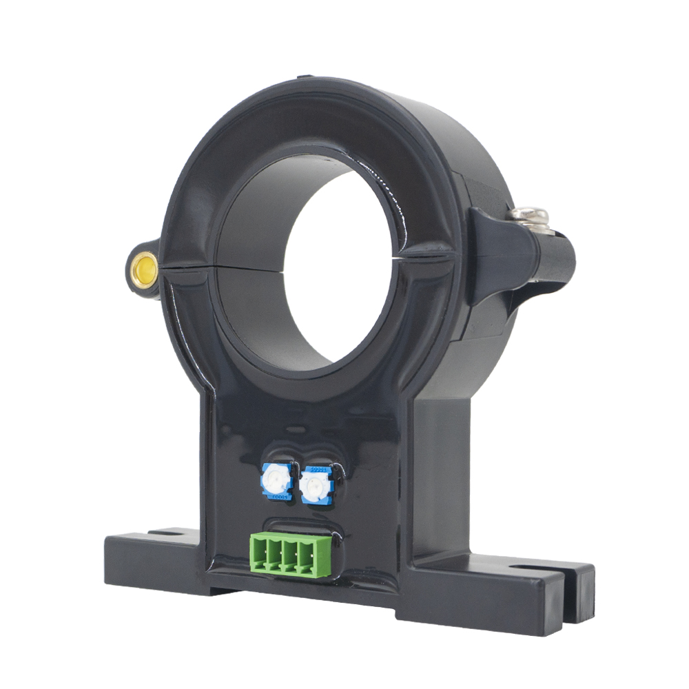 Split-core Hall Effect Current Sensor Four-wire Output Hole Diameter 40 ...