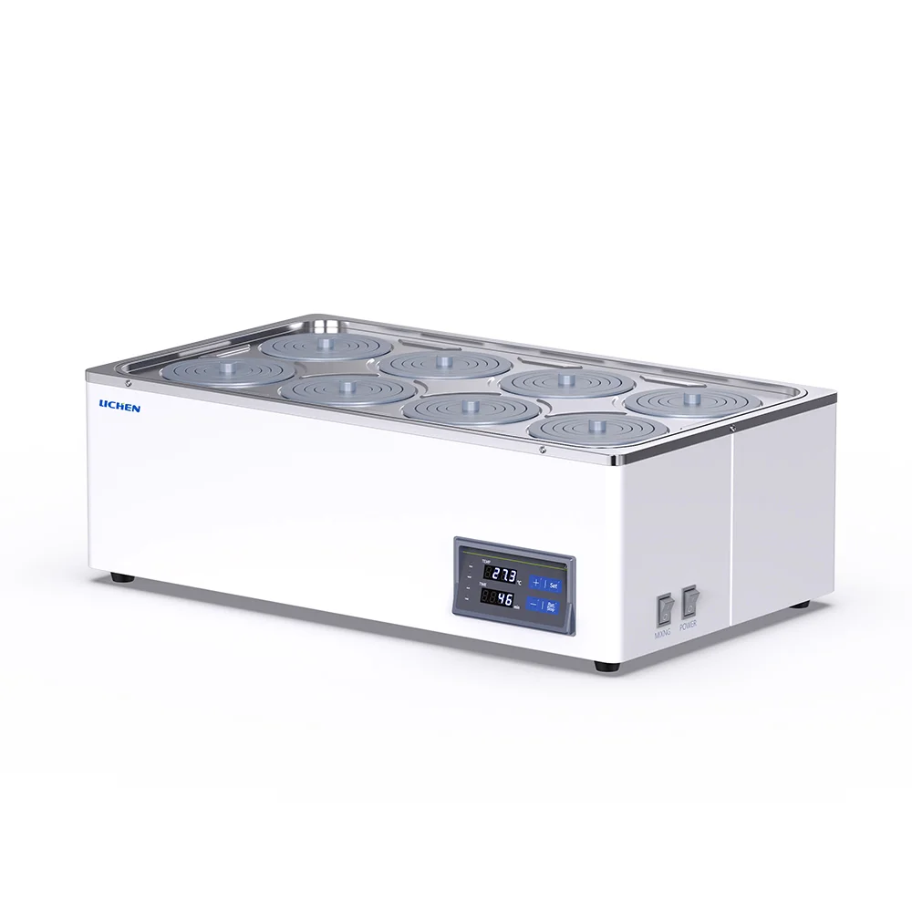 Lab Instrument Water Bath with Magnetic Stirrer Stainless Steel LED ...