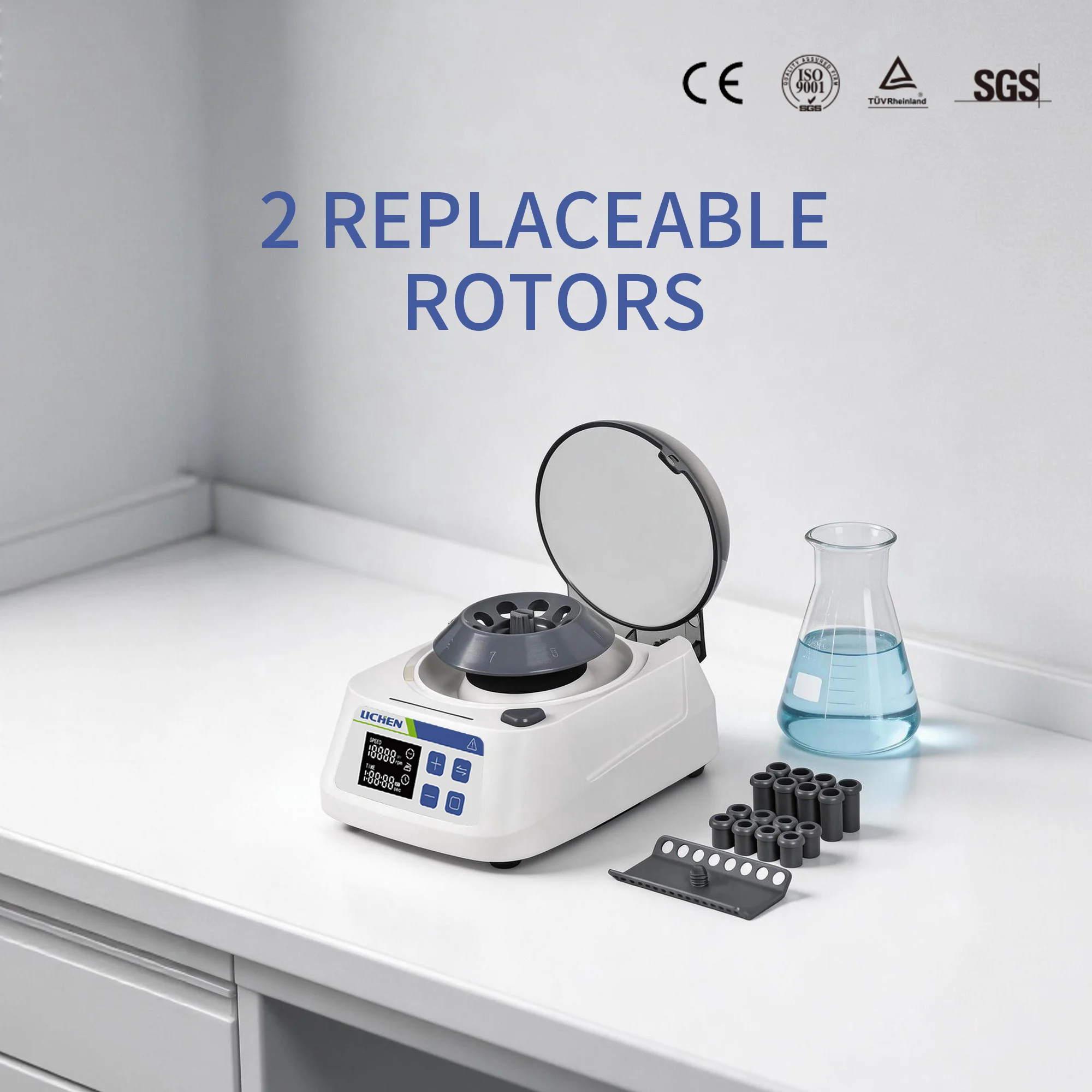high speed laboratory mini centrifuge oil separator 8wells10000rpm ...