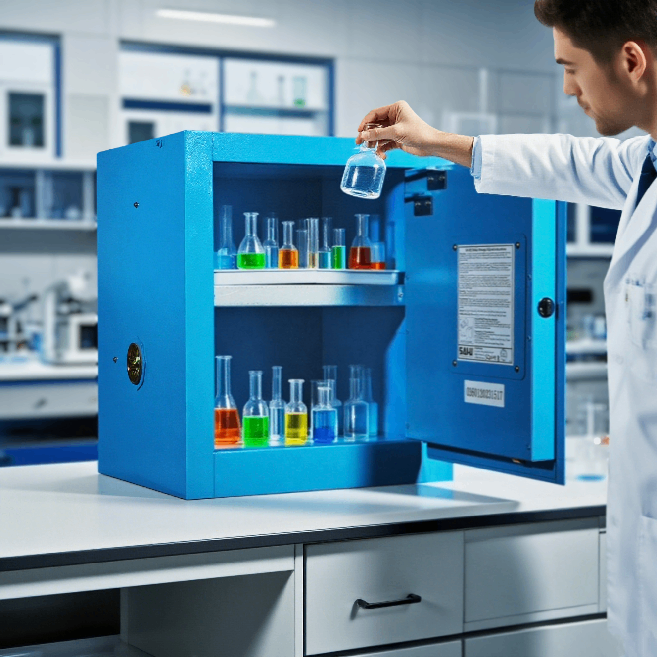 Corrosive Liquids Safety Cabinet SC2004B