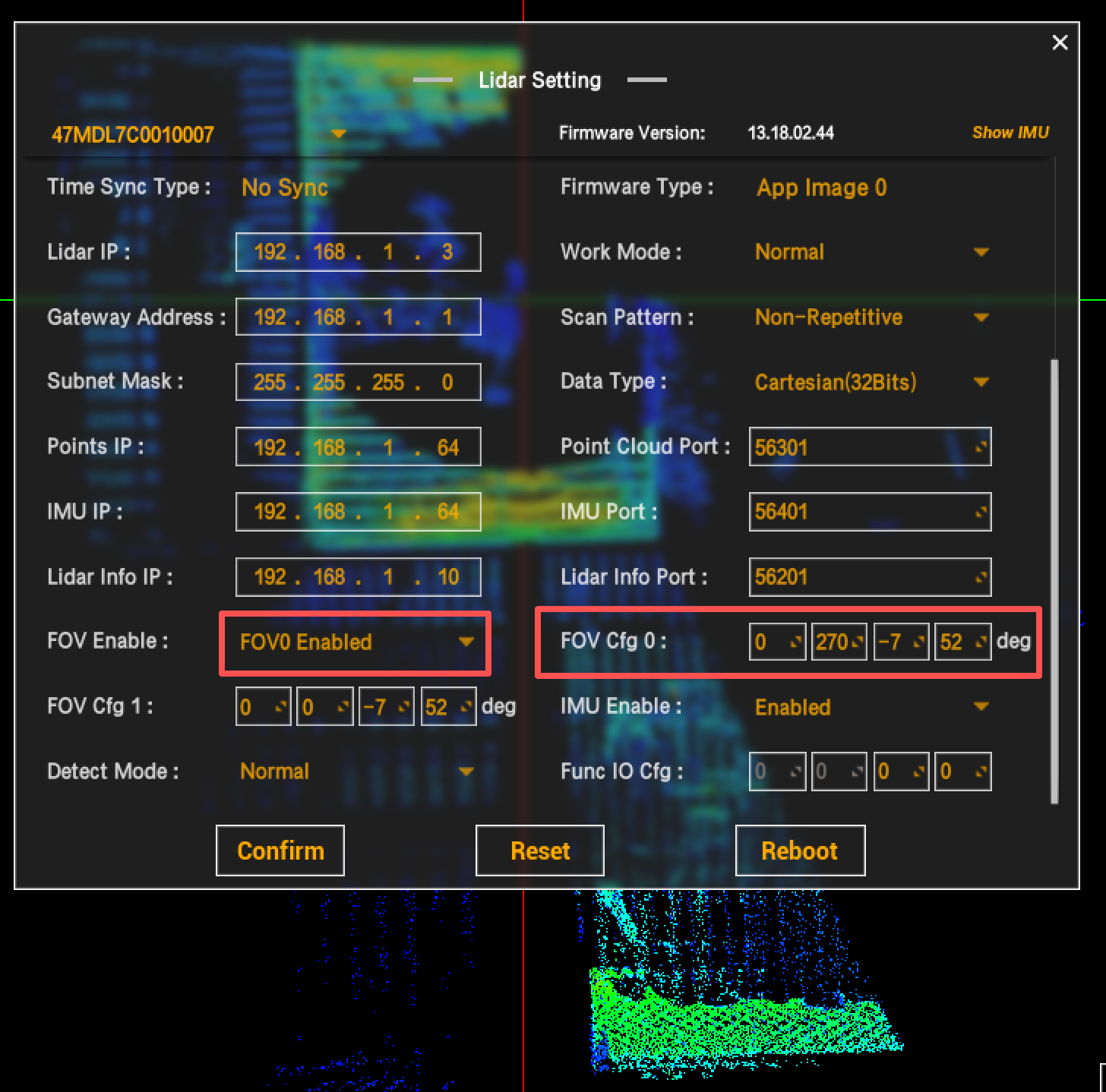 Livox Mid-360 FOV调整_上海和控信息科技有限公司