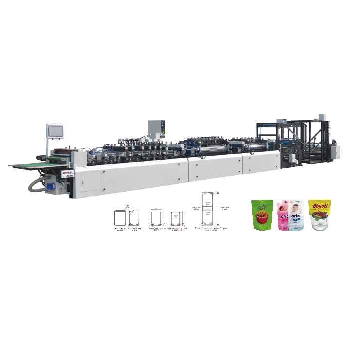 Automatic Multifunction Bag Making Machine (Standing Pouch, Zipper, Die ...
