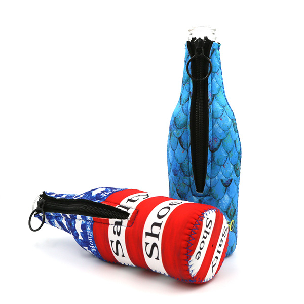 Custom Logo Zipper Bottle Cooler Manufacturer in China | PMT Gifts