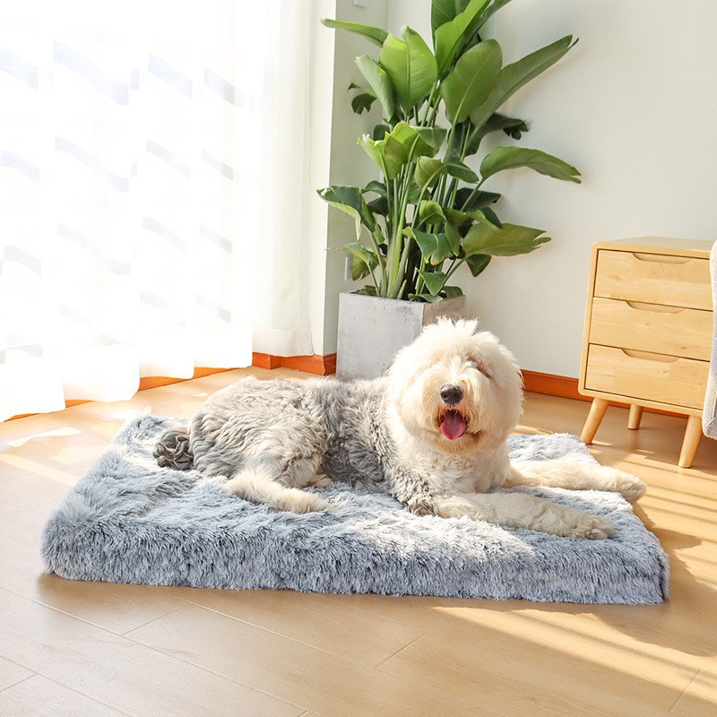 BiSummit Dog Kennel Plush Square Deep Sleeping Den for Comfort