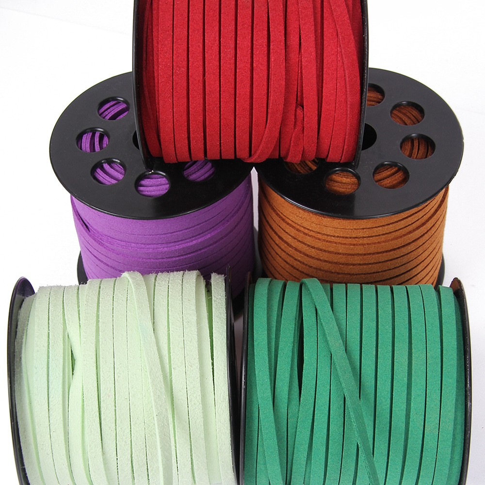 BiSummit 5mm Korean Suede Rope for DIY Handmade Jewelry