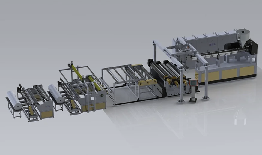 EVA POE EPE film extrusion line-Nantong Jinweier Intelligent Equipment Co., Ltd.