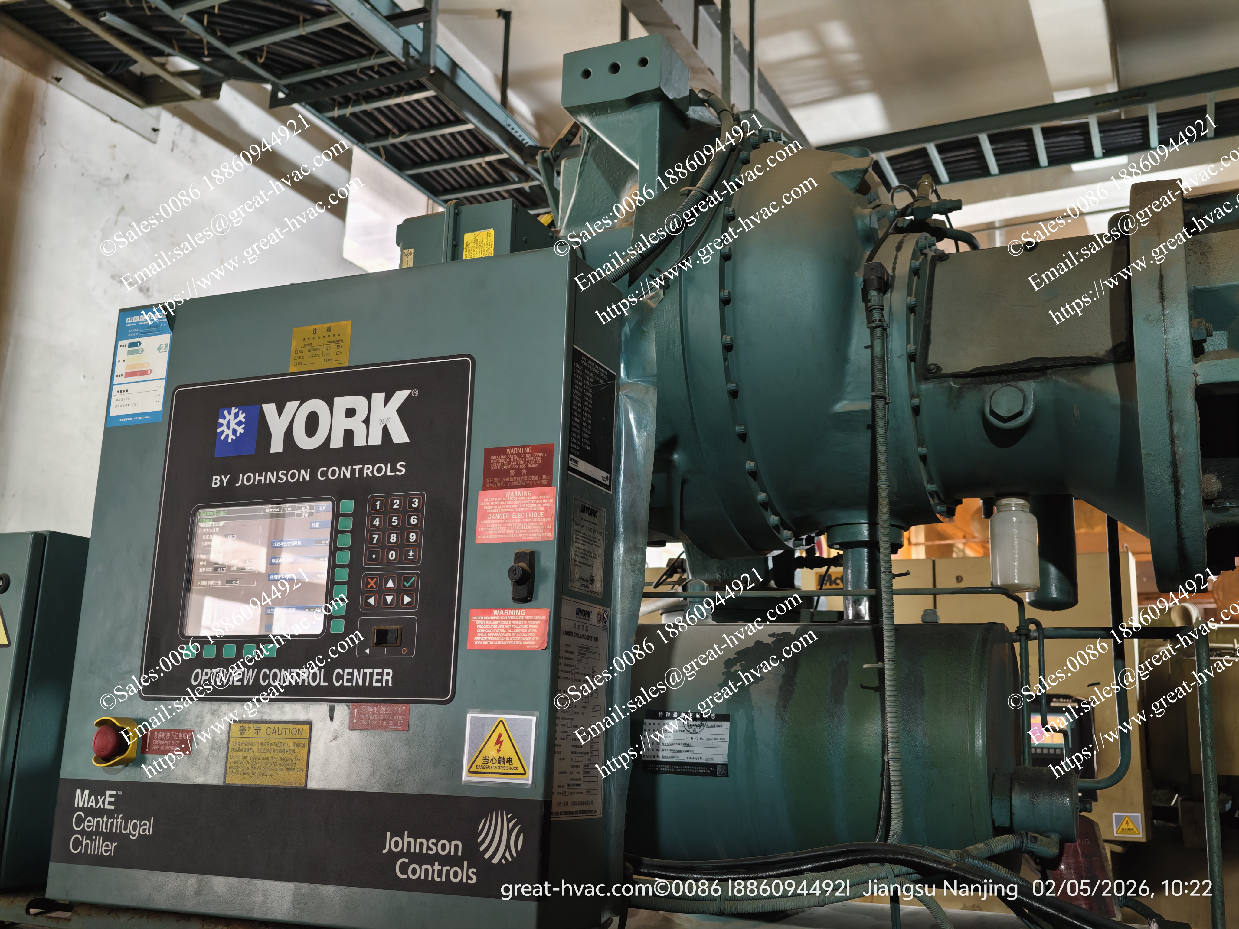 YK-HT Two Stage Centrifugal Chiller for Data Centers | YORK®