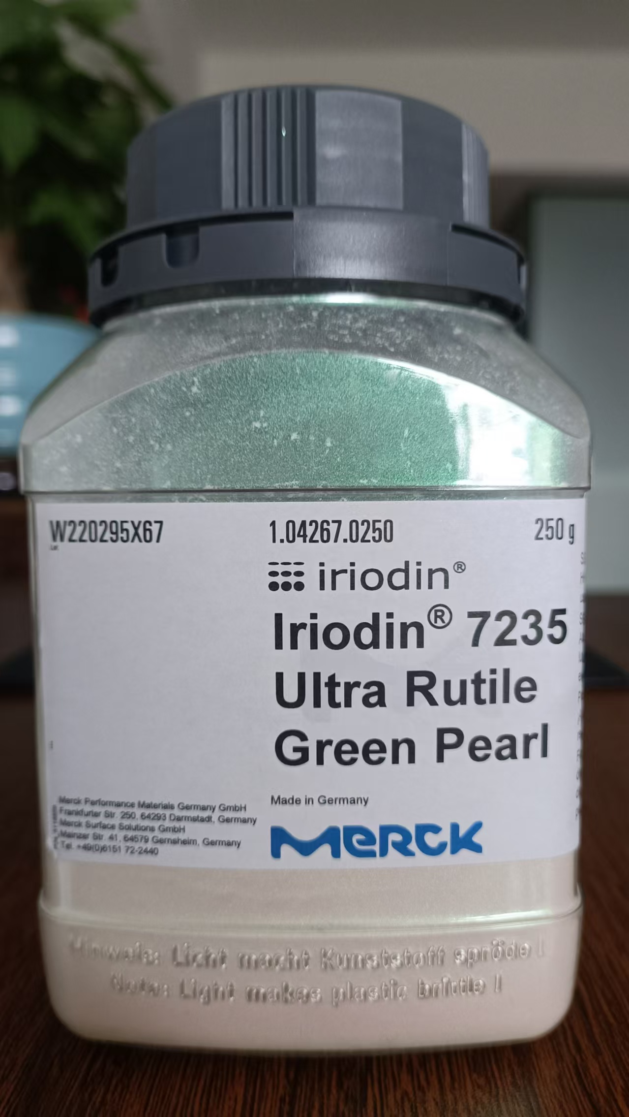 IRIODIN® 7235 Ultra Rutile Green Pearl 珠光粉_上海恒曜化工有限公司