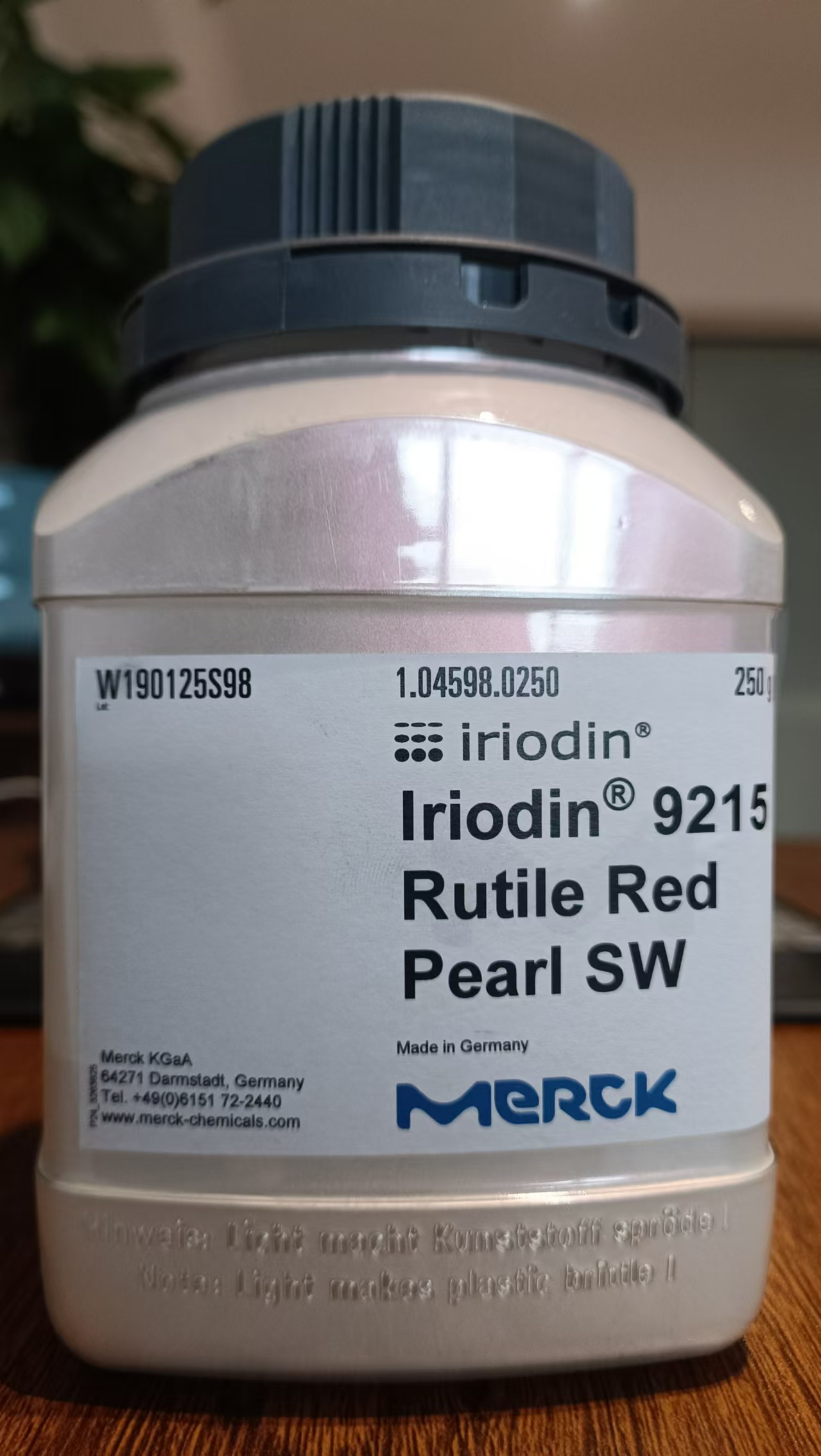 IRIODIN® 9215 Rutile Red Pearl SW 珠光粉_上海恒曜化工有限公司