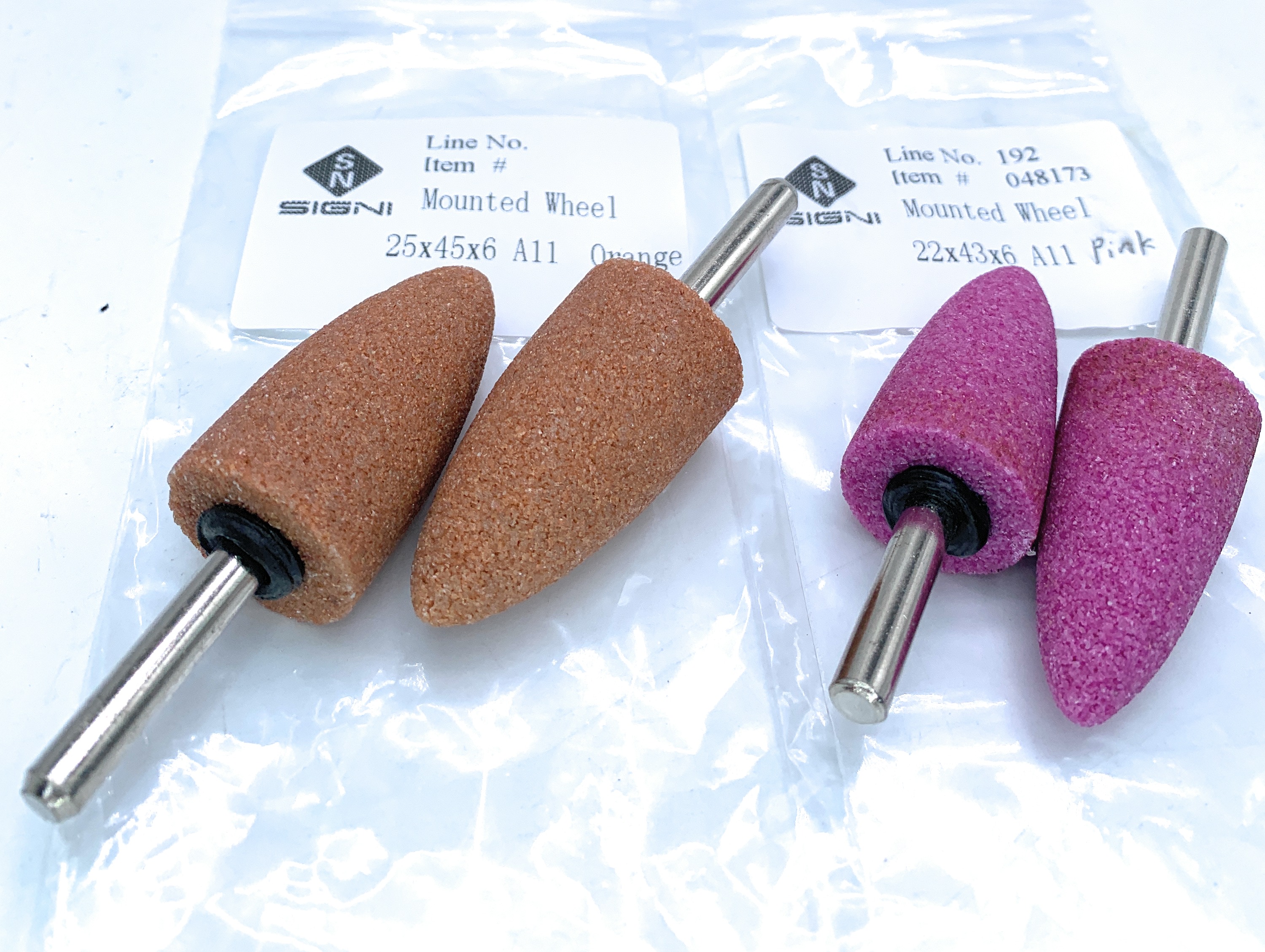 Mounted Points - Abrasive Stones Grinding Signi Industrial
