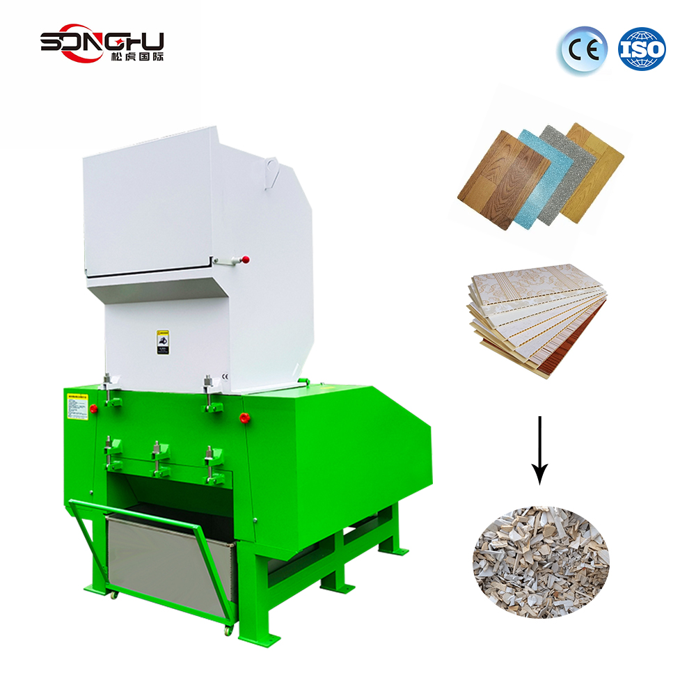 Waste SPC board plastic crusher shredder