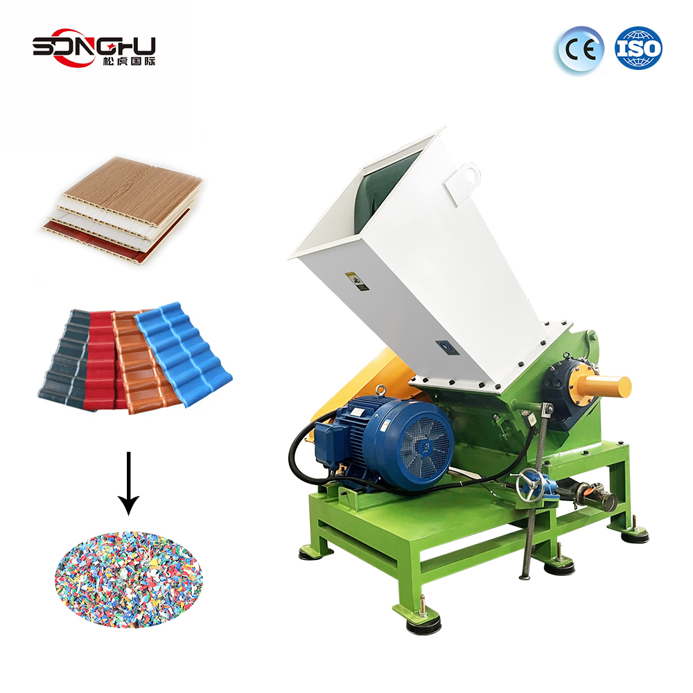 Resin tile plastic crusher machine