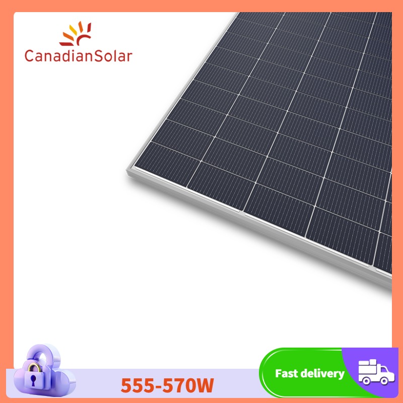 555W 560W Canadian Mono Solar Panels 565W 570W Canadian Monocrystalline ...