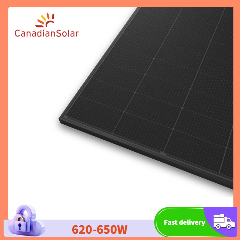 680W Canadian Solar All Black 685W 690W Mono Perc Bifacial Solar Panel ...