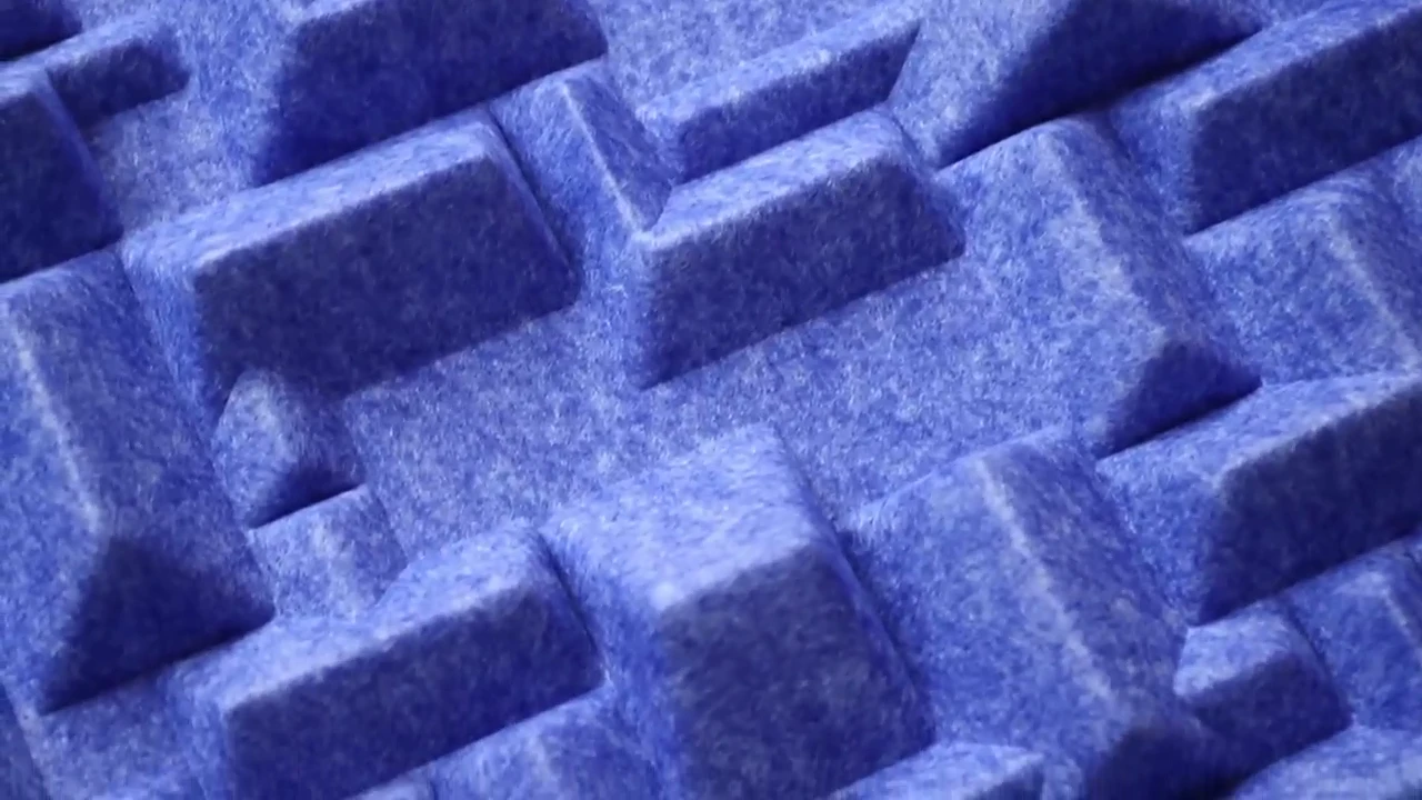 Polyester fiber 3D panel High Sound Absorbing Noise Reduction Fabric ...