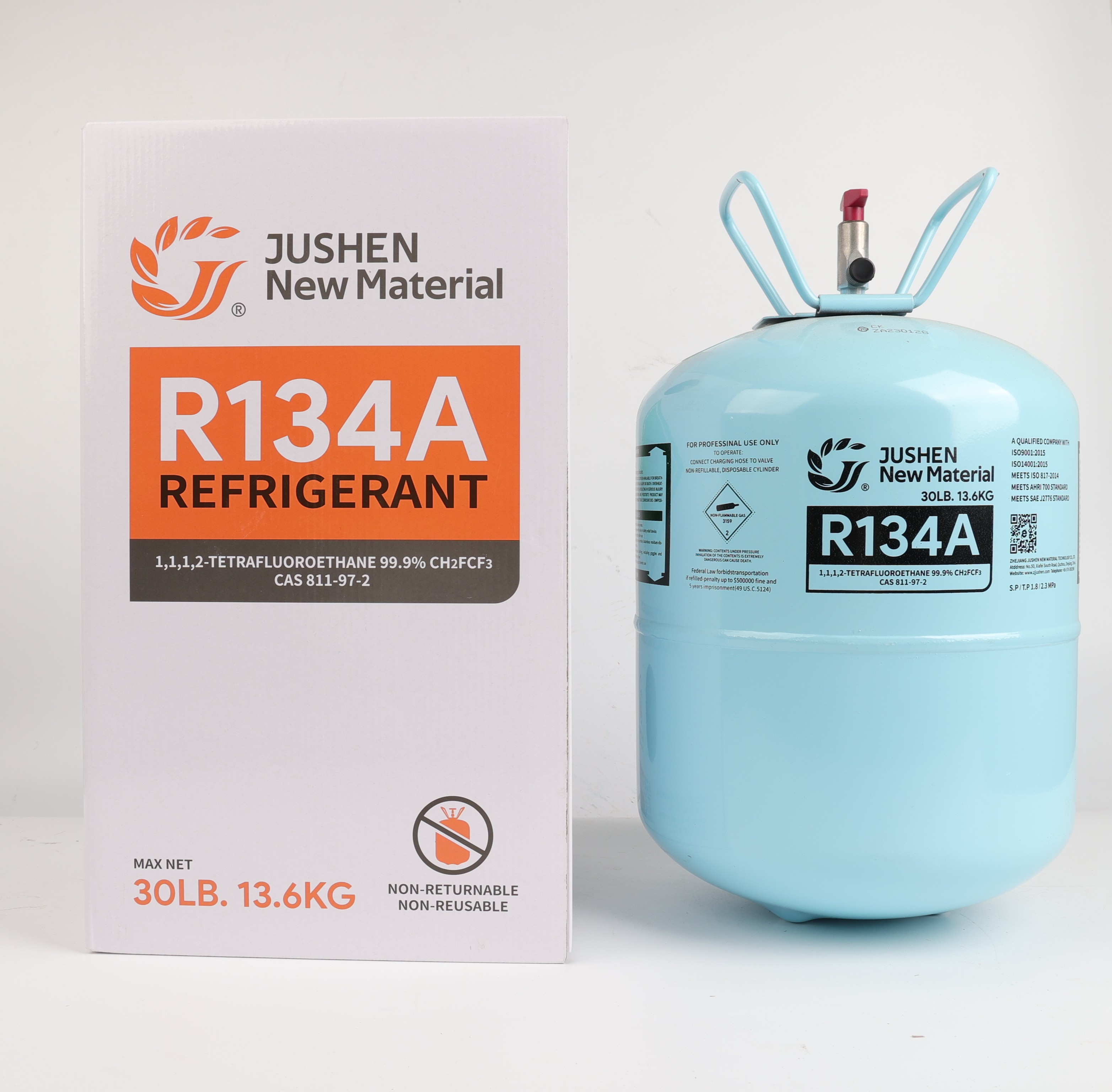 Refrigerant Brand: Jushen Model: R134a_浙江巨申新材料科技有限公司
