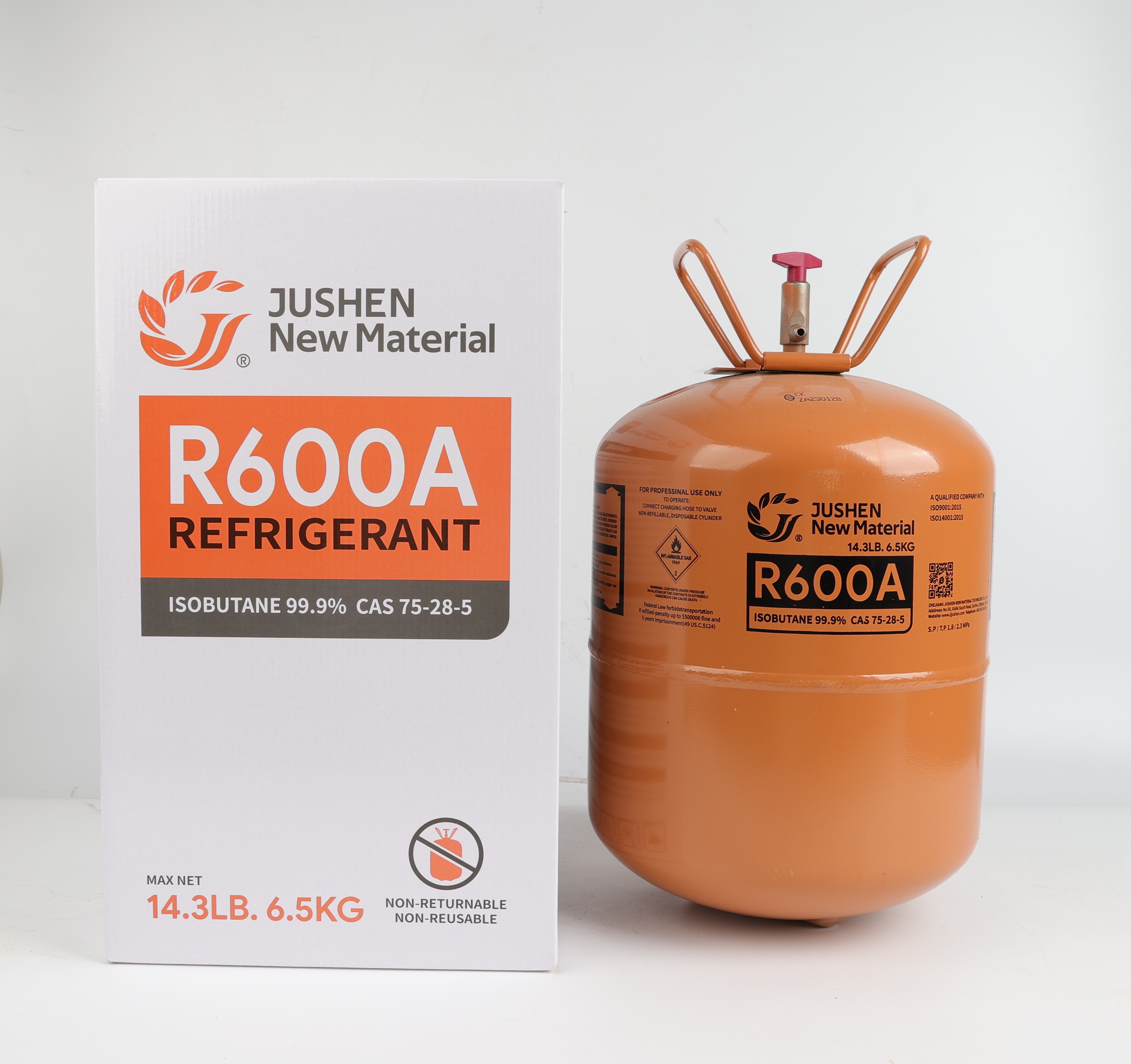 Refrigerant Brand: Jushin Model: R600a_浙江巨申新材料科技有限公司