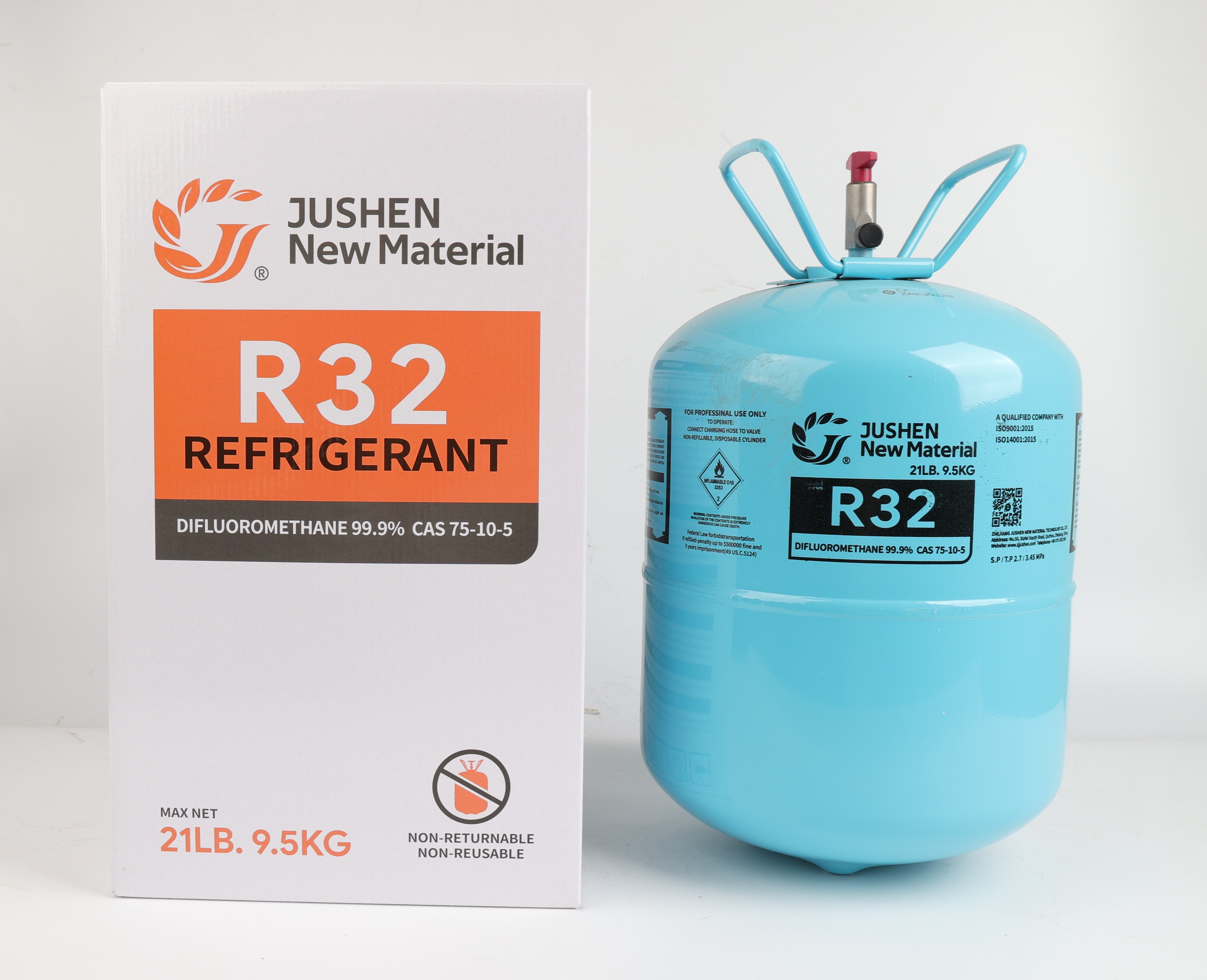 Refrigerant Brand: Jushen Model: R32 _浙江巨申新材料科技有限公司