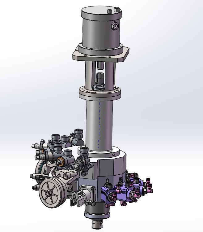 E-shaped mixing head for polyurethane pouring machines