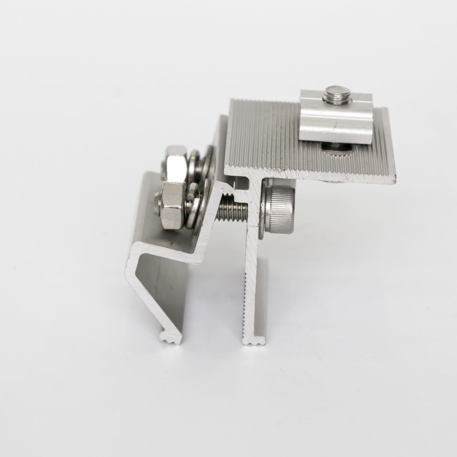 Customized Aluminium Standing Seam Clamp Fixing Brackets Solar Panel ...