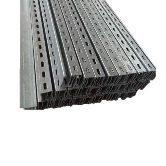 C Channel Hot Dip Galvanized Steel C Purlin Strut Channel Unistrut for ...