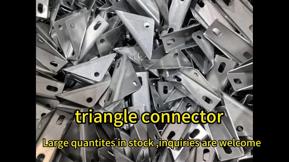 Galvanizing Steel Pv Mounting Bracket Triangular Connector Base ...