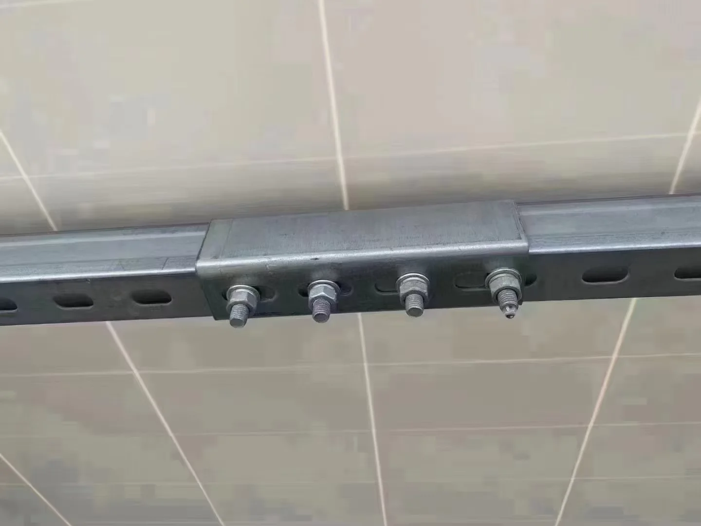 Solar PV Ground System Bracket Rail Extension Metal Rail Splice ...
