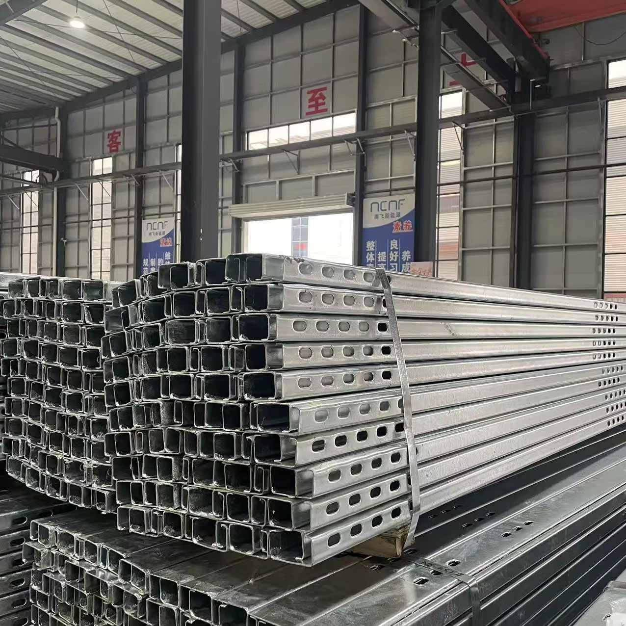 C/u Shaped Unistrut Channel Pv Support Purlin Railings Accessories ...