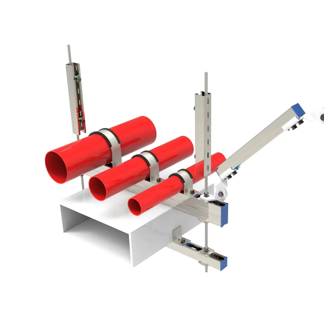 complete set of longitudinal unidirectional and bidirectional pipe ...
