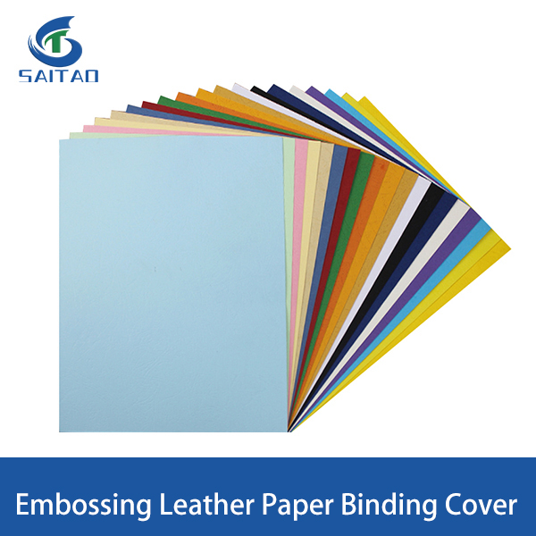 embossing leather paper binding cover-Jiaxing SATO Office Supplies Co.,LTD