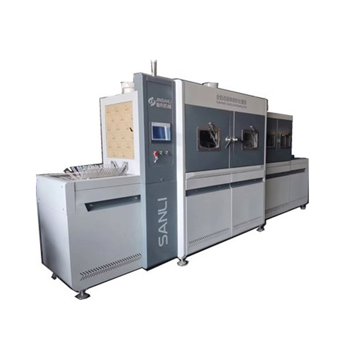 Ceramic substrate liquid automatic sandblasting cleaning line, wet ...