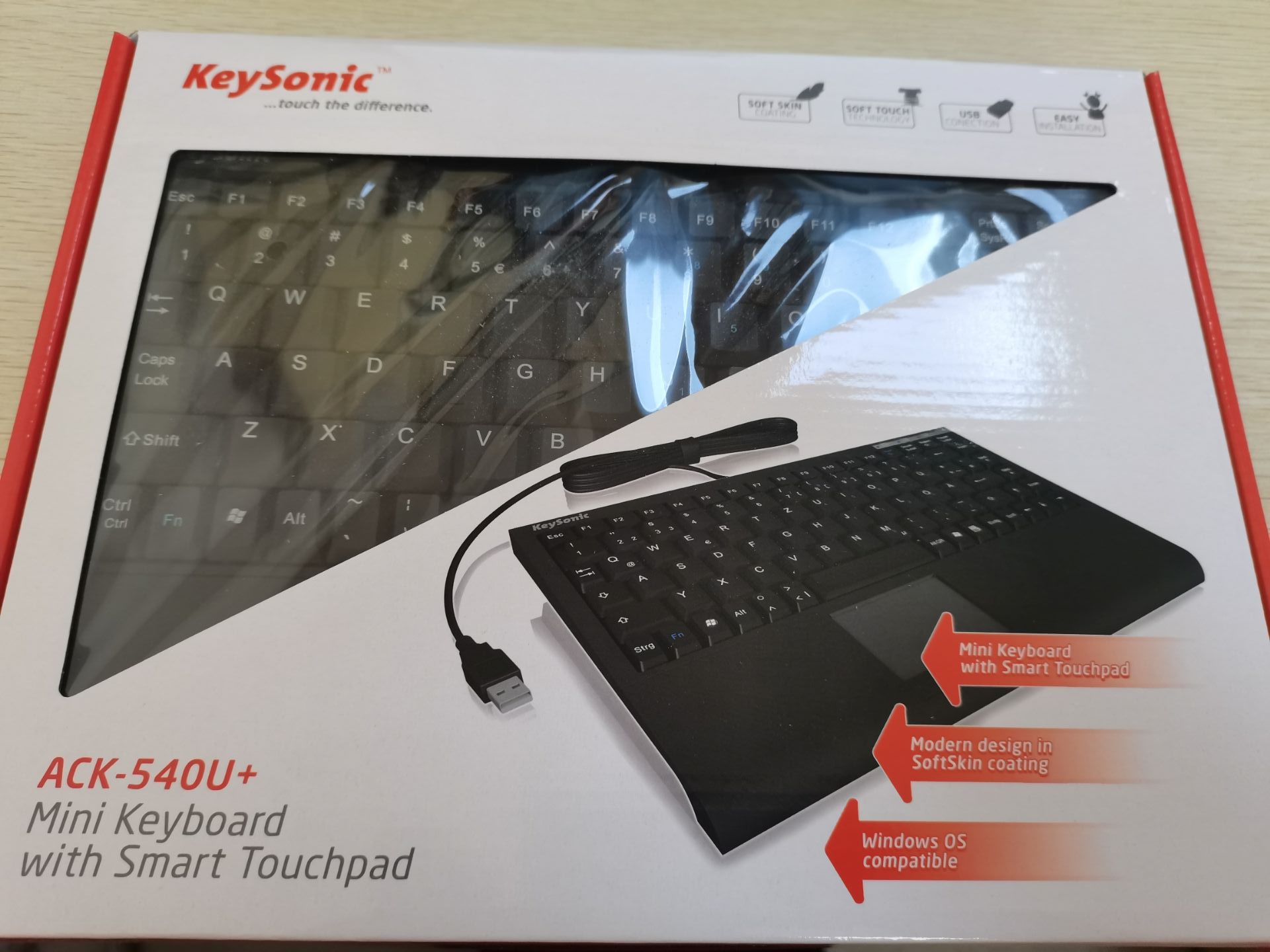 KEYSONIC 12862 ACK-540U+(US)键盘_上海绿添科技有限公司