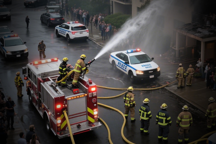 Application of HOPE 360° Panoramic System in Fire Trucks