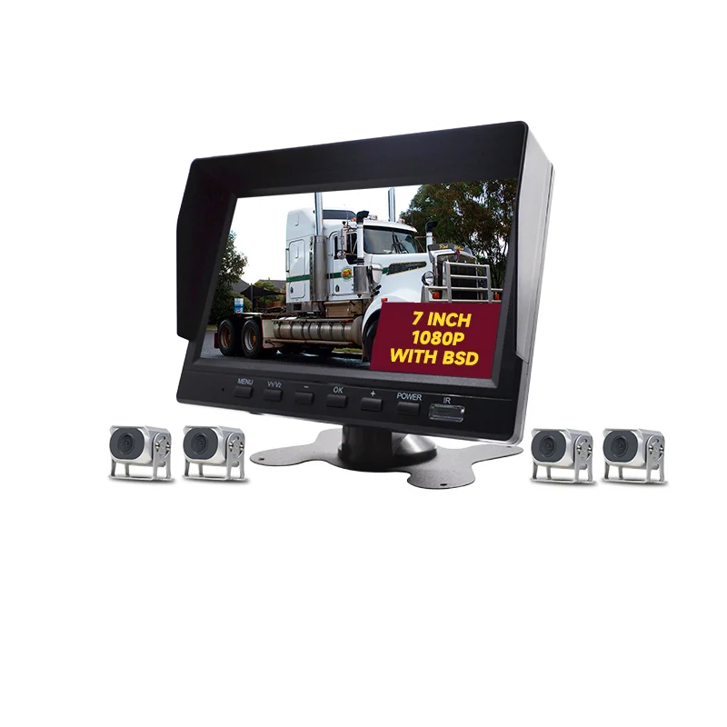 Features Of 7 Inch Vehicle Truck Backup Camera System For Sale
