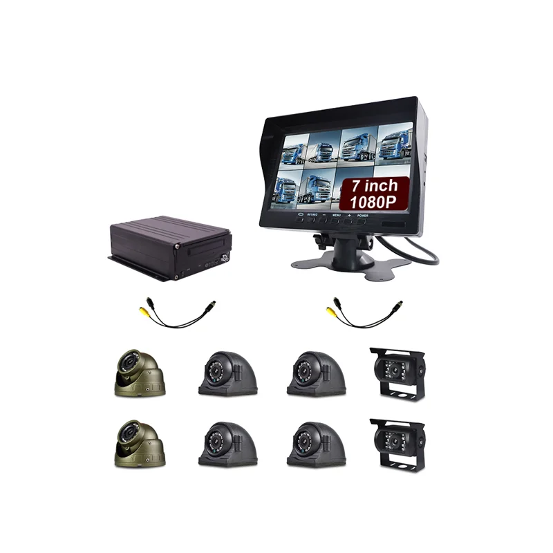 8CH Truck MDVR System for Intelligent Fleet Safety and Data Control