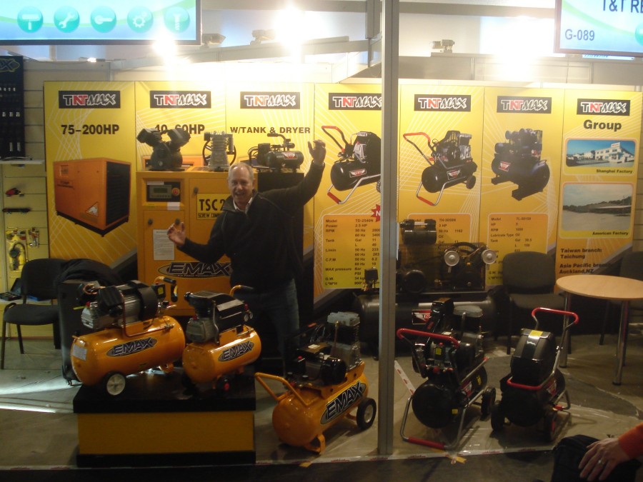 Showcases Innovative Air Compressors at Hannover 2010 - EMAX POWER