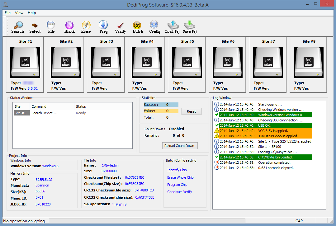 SF600Plus-G2 SPI NOR Flash 芯片烧录机_得镨电子科技(上海)有限公司