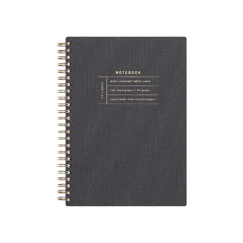 Waterproof Spiral Fabric Bound Notebook Manufacturer