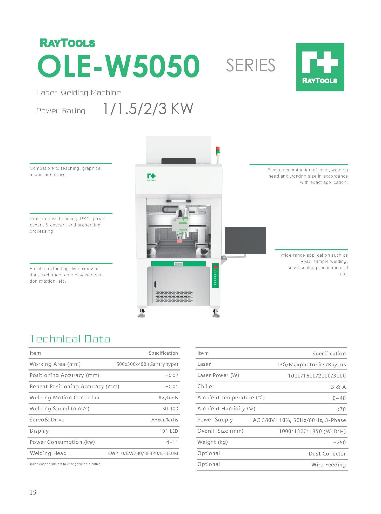 OLE-W5050 Laser Welding Machine