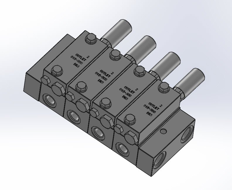 DY-5N..DR3.04 dual-line distributor_Shanghai Dingyi Fluid Co., Ltd.