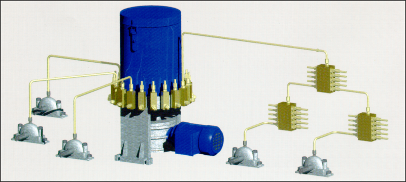 Multi-line lubrication system schematic diagram_Shanghai Dingyi Fluid ...