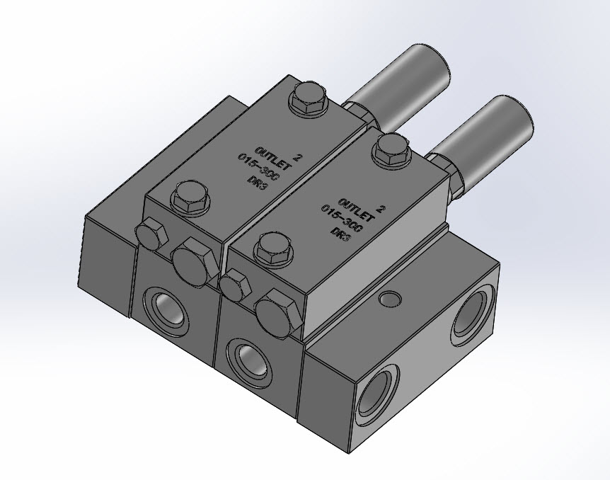 DY-5N..DR3.02 dual-line distributor_Shanghai Dingyi Fluid Co., Ltd.